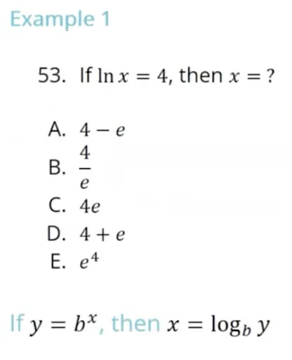 Logarithm Quiz