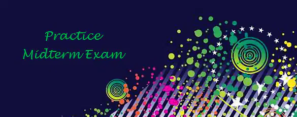 PCCP Practice Midterm Exam Flashcard