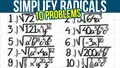 Simply the Square Root of a Variable Expression | 10 Examples 11th ...
