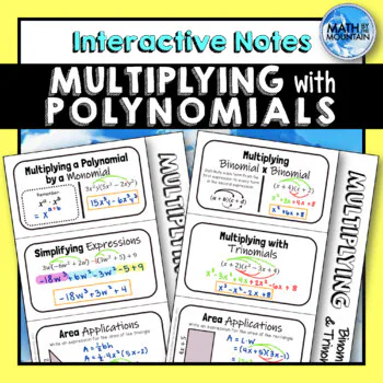 Multiplying Polynomials Notes 9th Grade Quiz | Quizizz