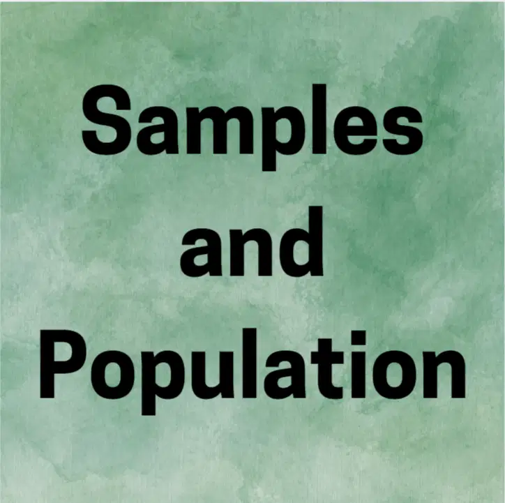 Samples and Population 8th Grade Quiz | Quizizz