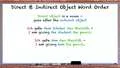 German Word Order with Direct & Indirect Objects Interactive Video