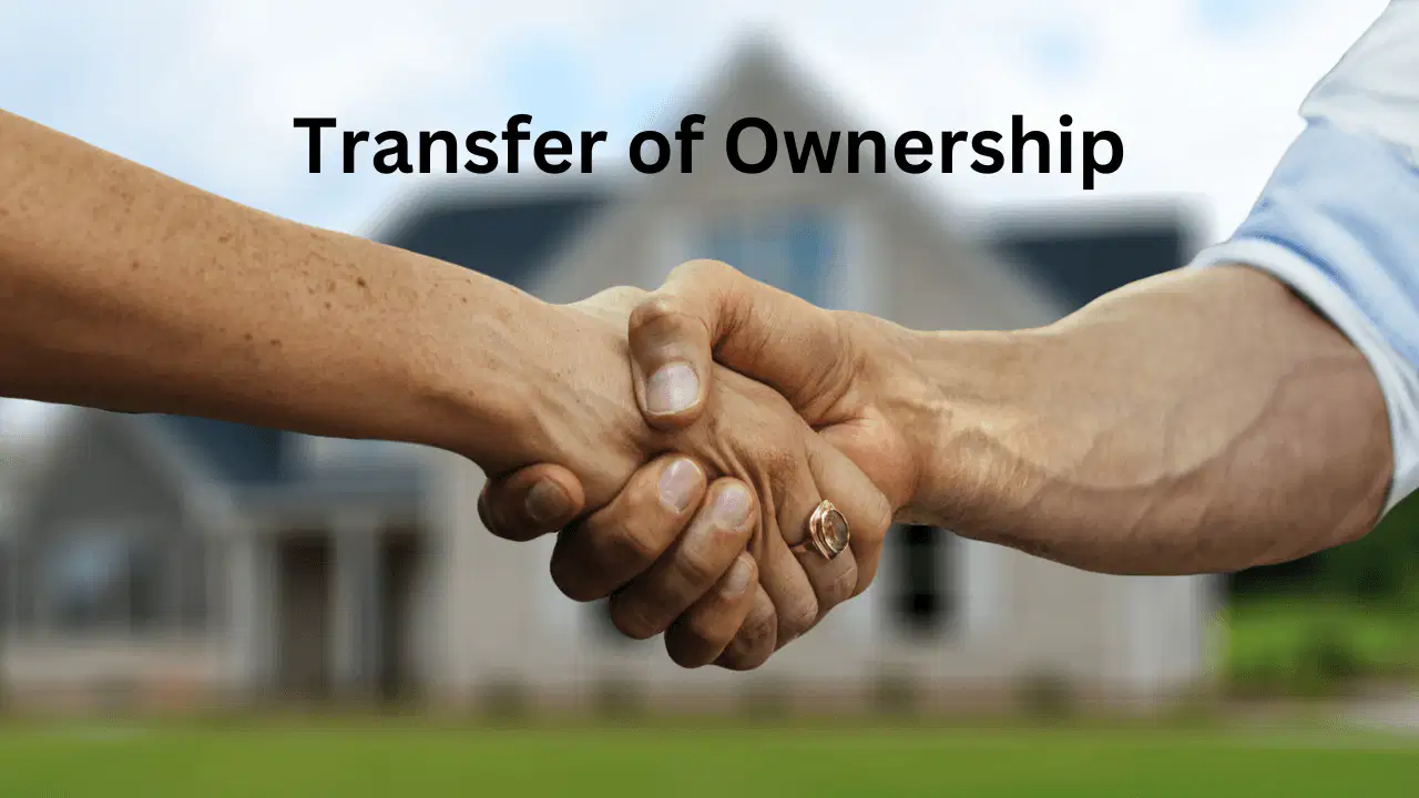 Signfance of transfer of ownership University Quiz | Wayground