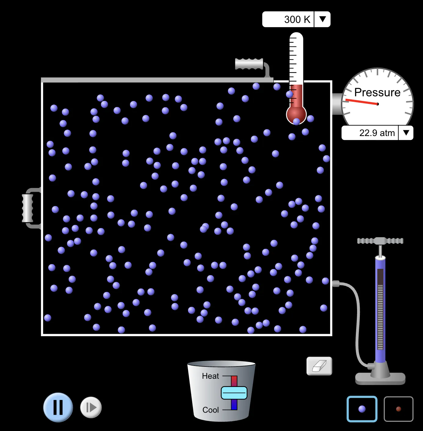 Gas Law PhET Post Lab Quiz