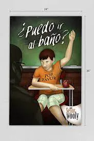 ¿Puedo ir al baño? Flashcards