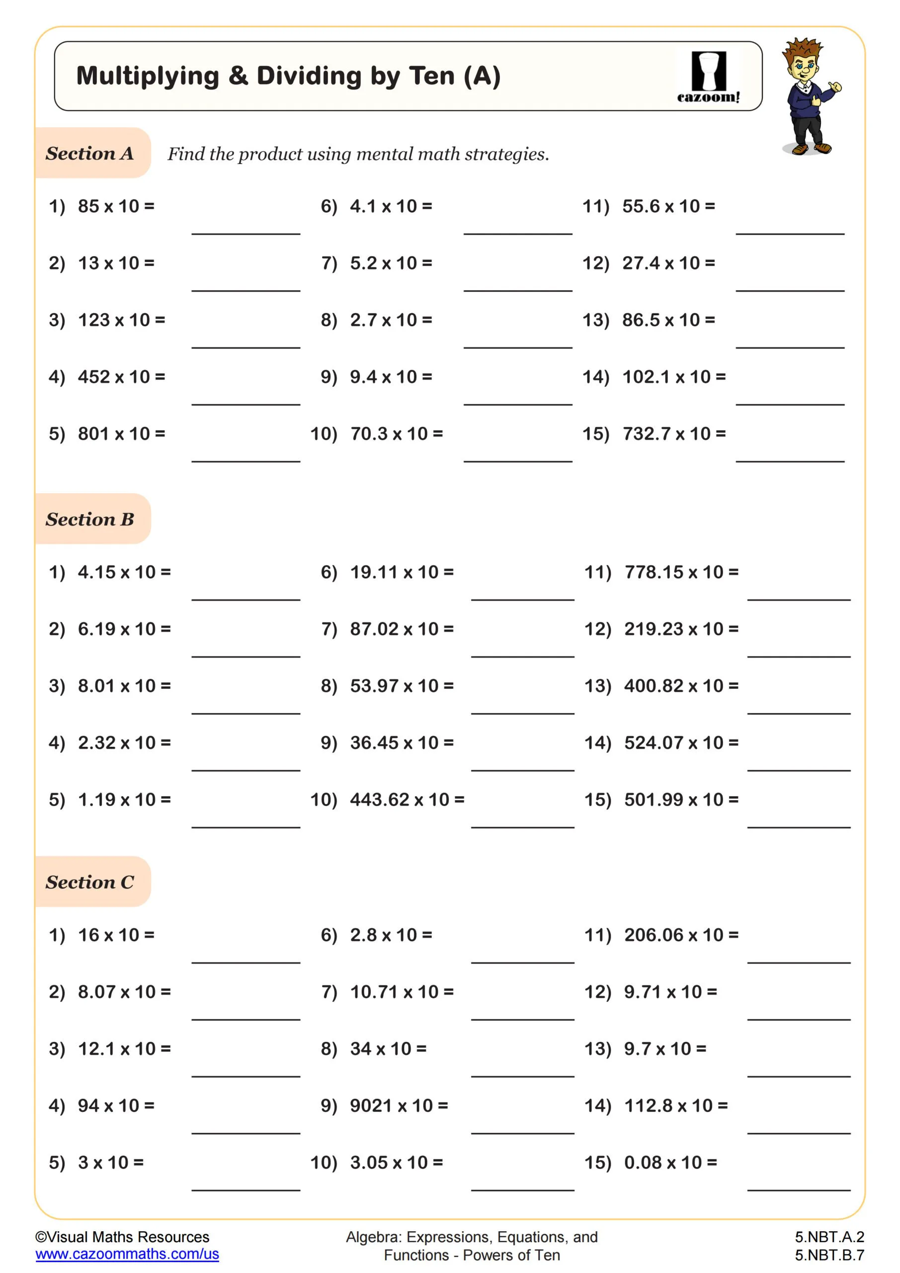 Multiplying and Dividing Exponents 8th Grade Quiz | Wayground