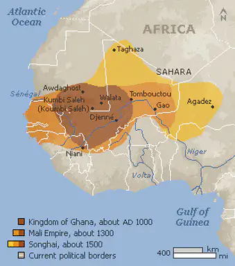 Comparing Ghana, Mali, and Songhai Quiz