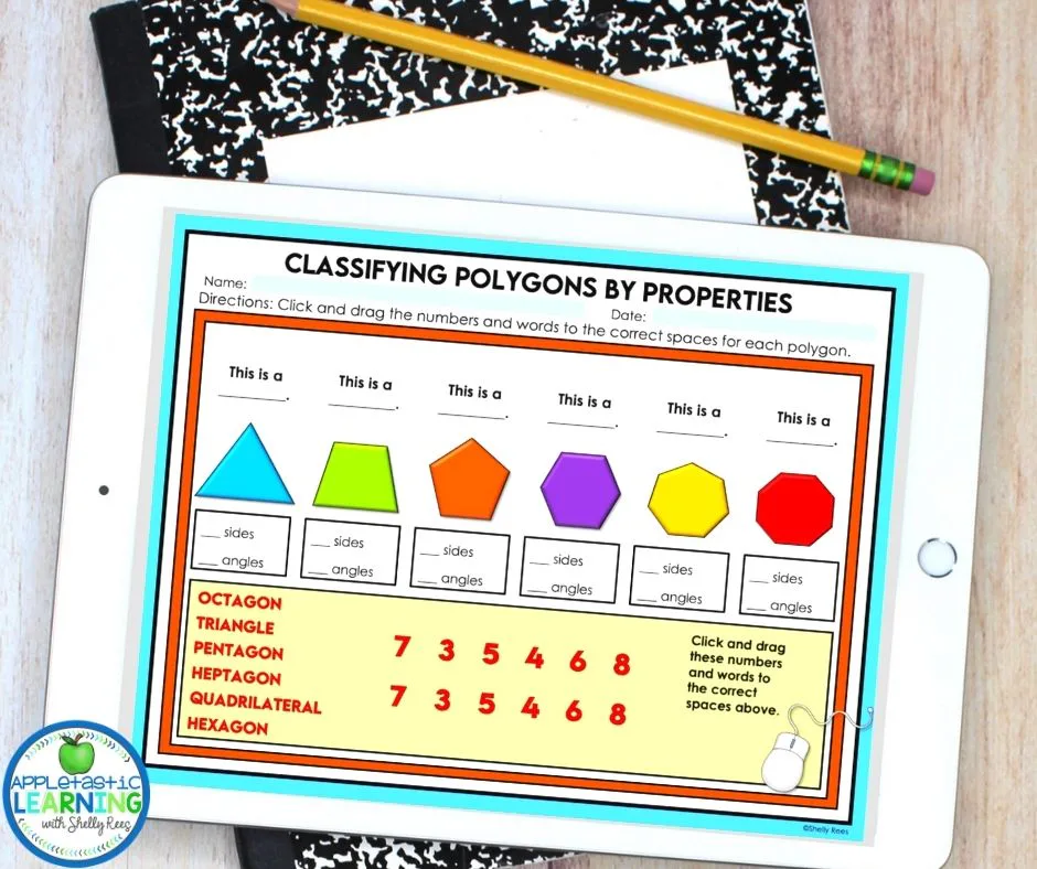 Classifying 2D Shapes Quiz