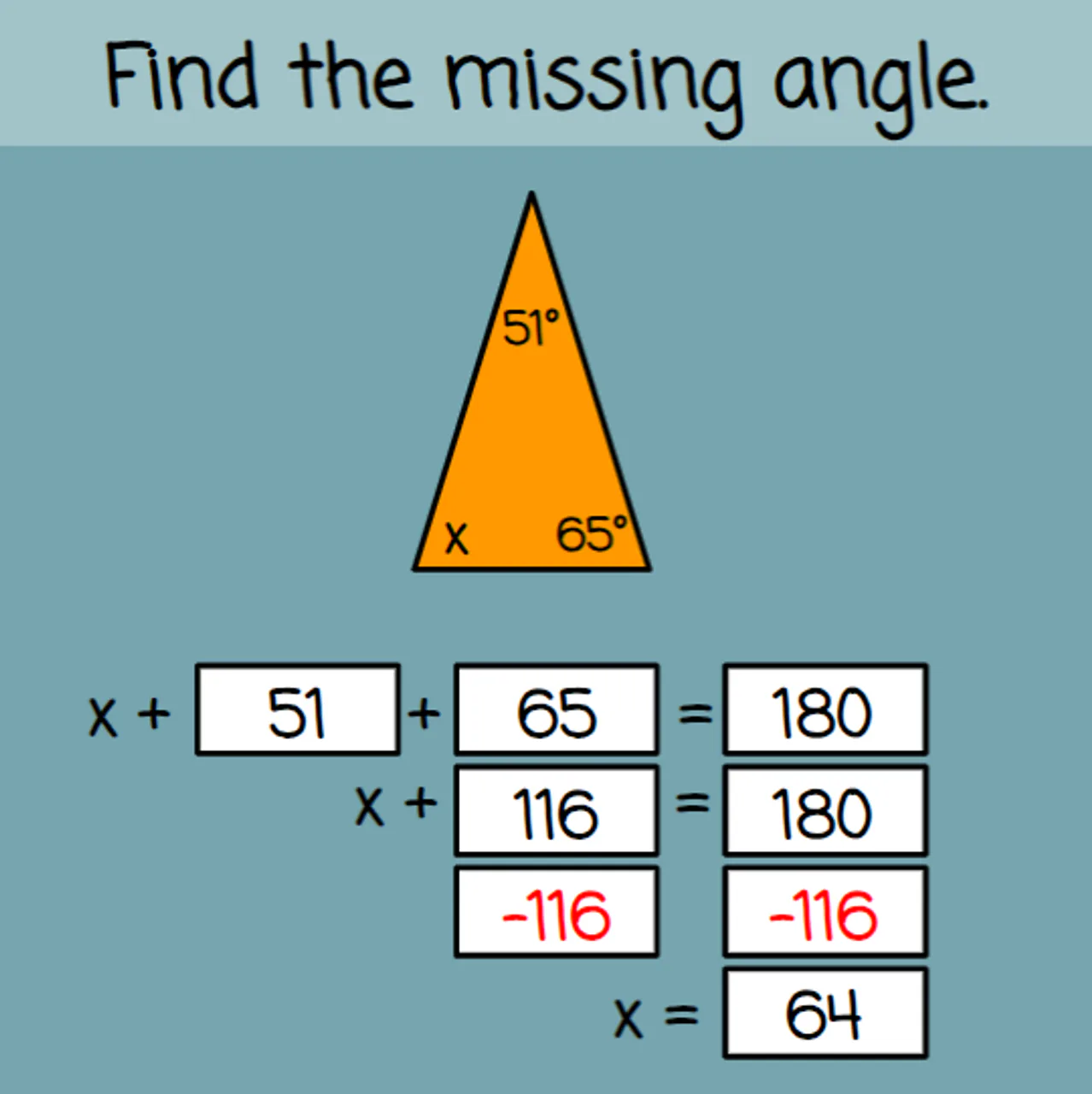Angle Sum and Exterior Angle Quiz