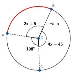 Geometry Arc Length 10th Grade Quiz | Quizizz