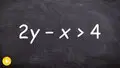Learn how to graph a linear inequality with shading 9th - 10th Grade ...