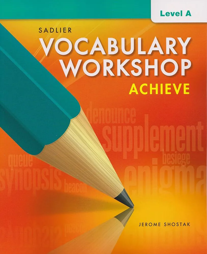 Sadlier Vocabulary Workshop Level A Unit 5 Set B Quiz
