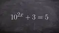 Using inverse operations to help us solve exponential equations 11th ...
