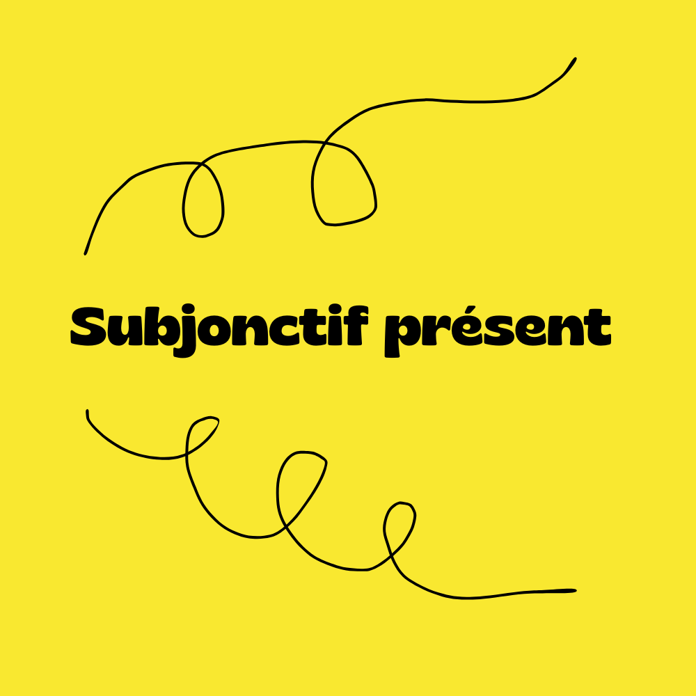 le subjonctif présent Quiz