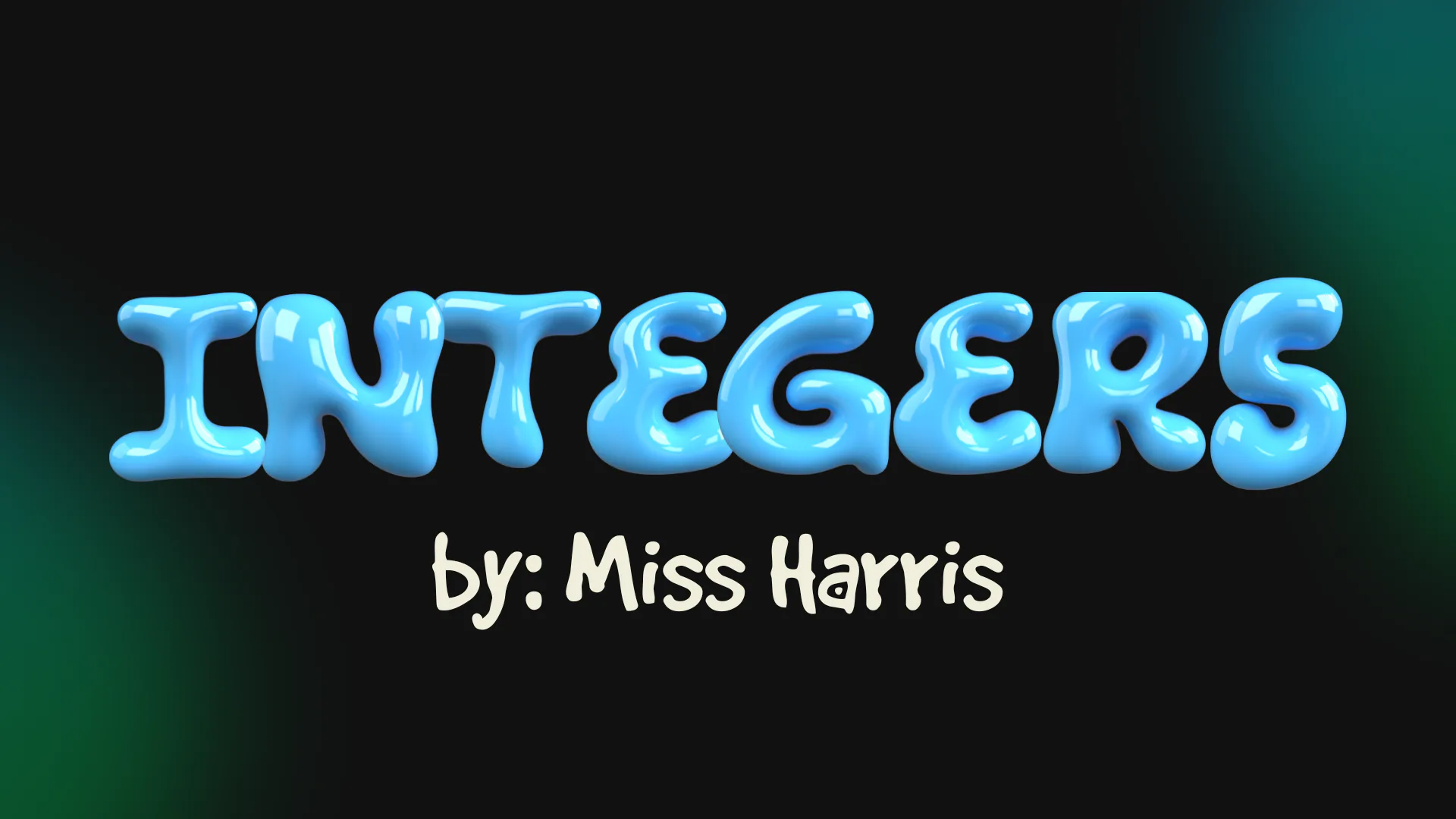 Integers Quiz Quiz