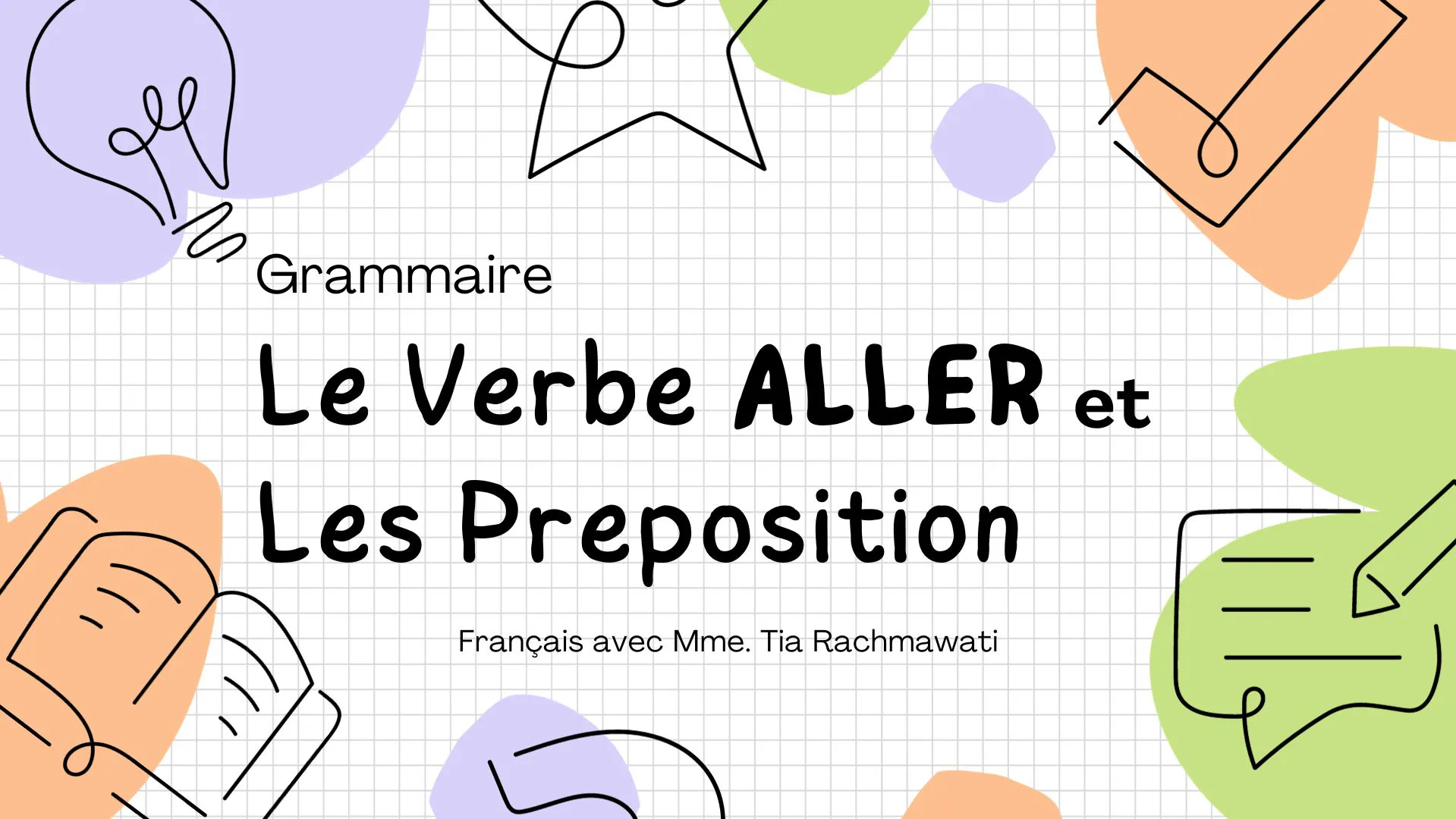 Verbe Aller et Les prepositions "a la, au, et a l' " Quiz