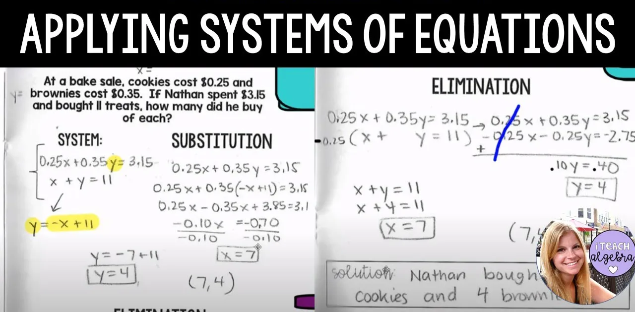 Applying Systems of Equations Warmup 2 8th Grade Quiz | Quizizz