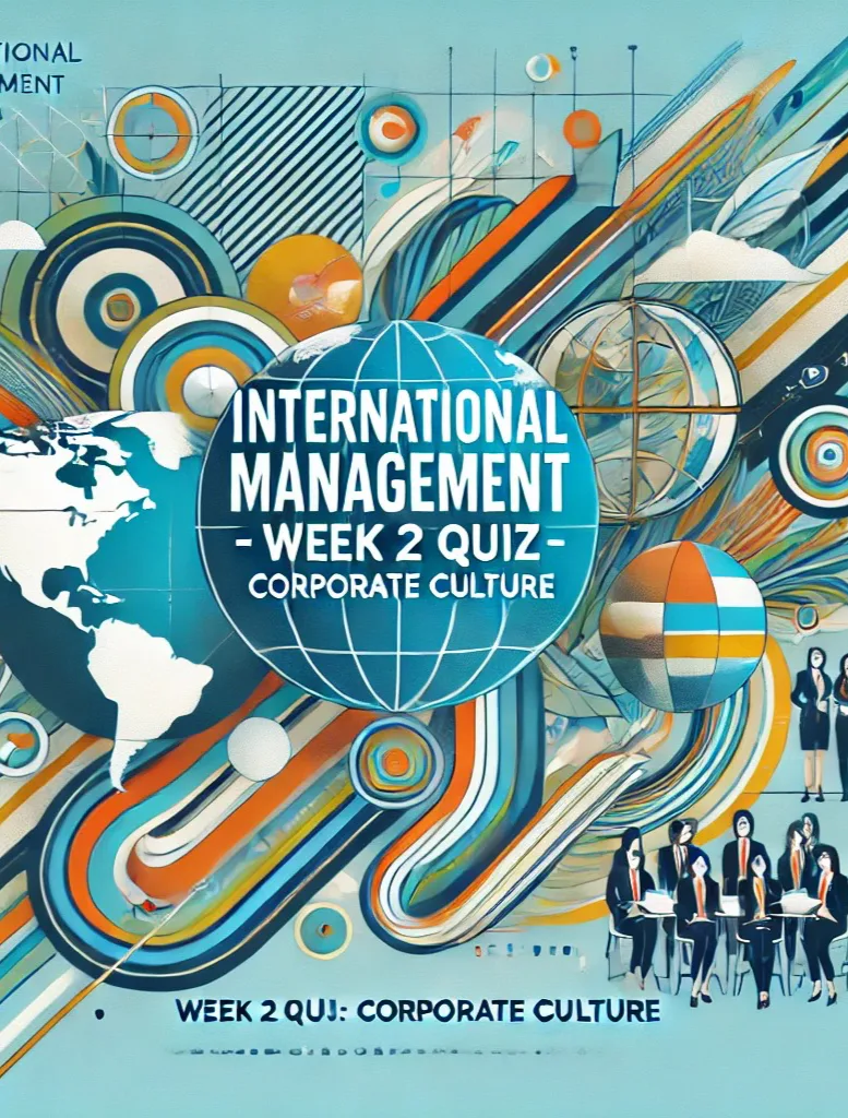 Week 2 - Organizational Culture Quiz Quiz