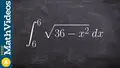 Evaluate the integral using the area of a semi circle 11th Grade ...