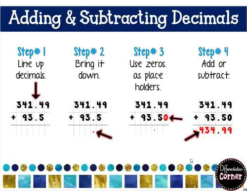 Subtracting and Adding Decimals 5th Grade Quiz | Quizizz