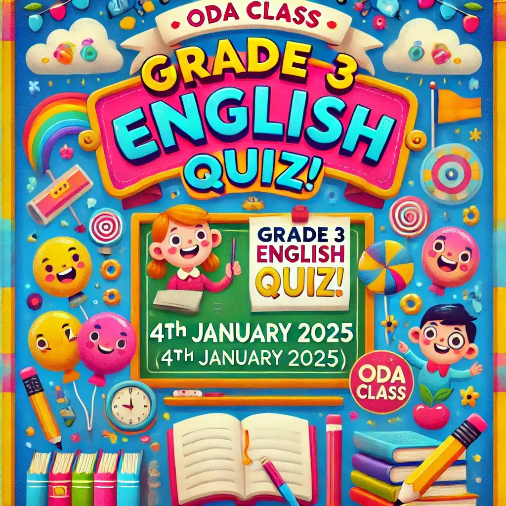 English Grammar Quiz 3rd Grade Quiz | Quizizz