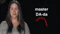 Syllable Stress Study: 2-Syllable Words da-DA - American English 6th ...
