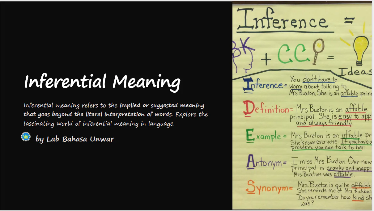 Inferential Meaning Quiz Quiz