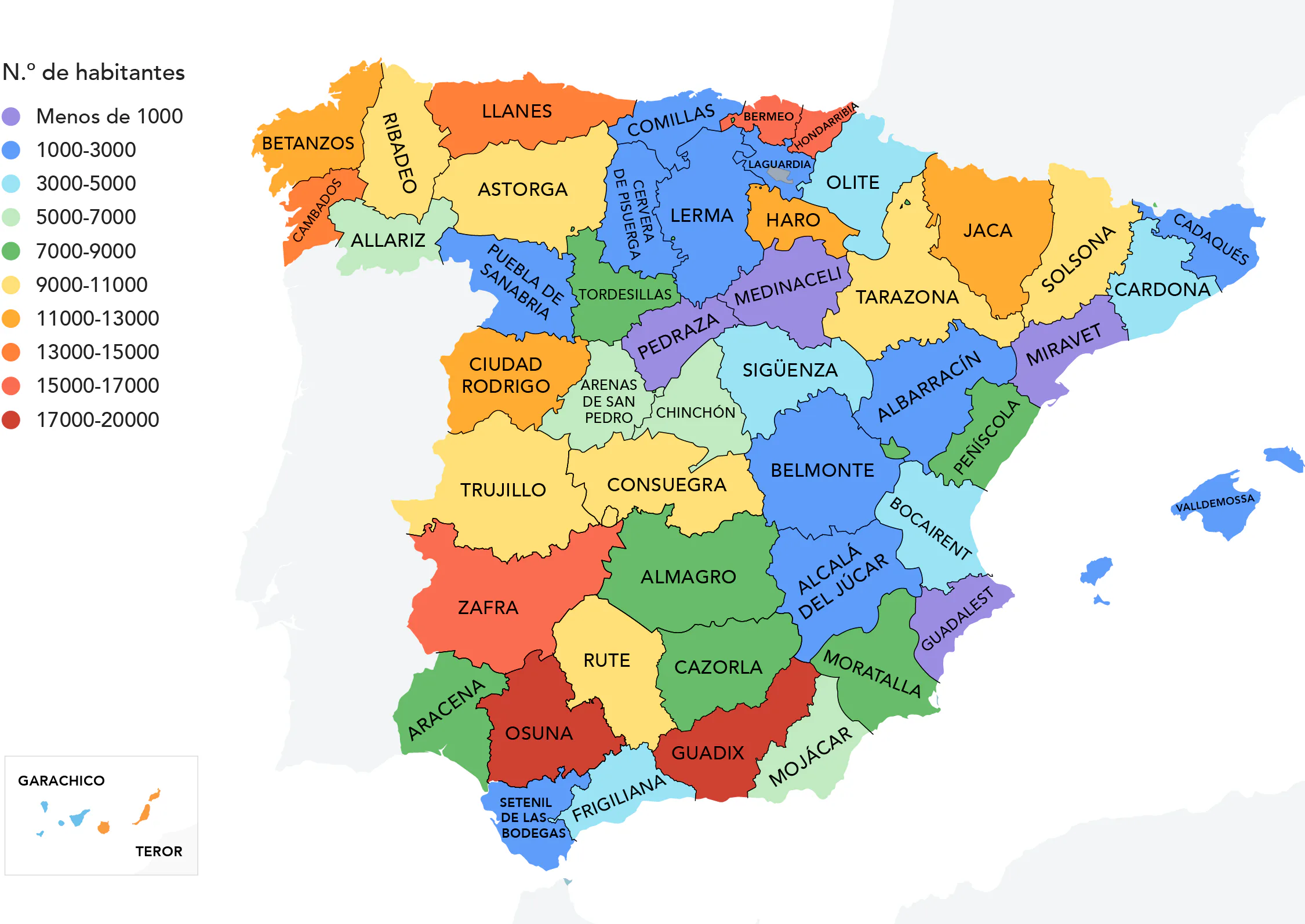 Las provincias de España Quiz