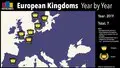 European Kingdoms Year by Year Interactive Video