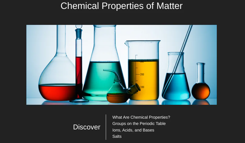 SCI 230 - MS-PS1-2: Chemical Properties of Matter (Q - BANK) 7th Grade ...