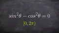 Solving a trigonometric equation with applying pythagorean identity ...