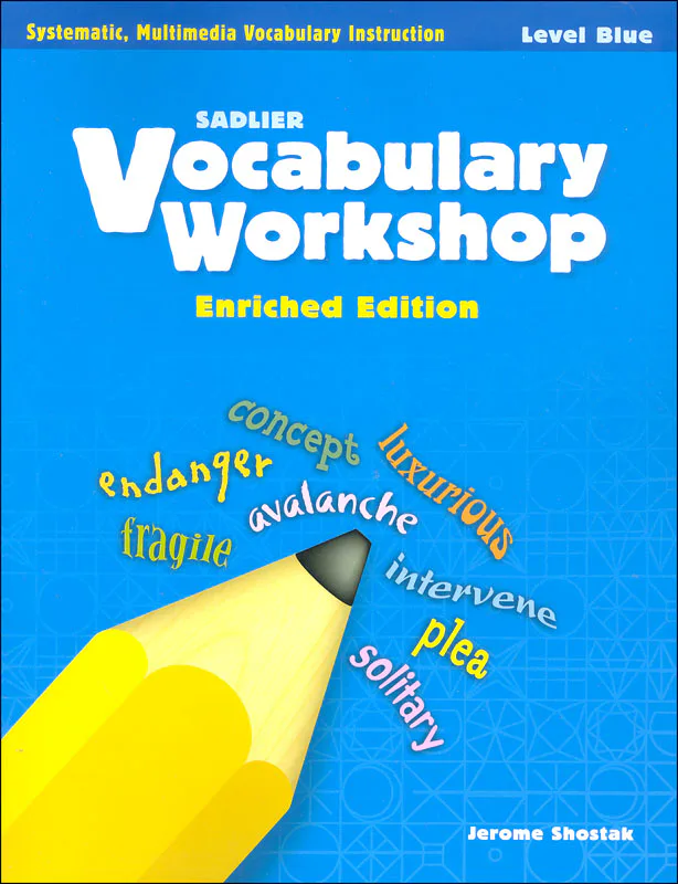 Unit 10- Vocabulary Workshop- Level Blue- Match the Meaning 5th Grade ...