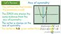 Finding Extreme Values and Symmetry Using Vertex Form of Quadratic ...