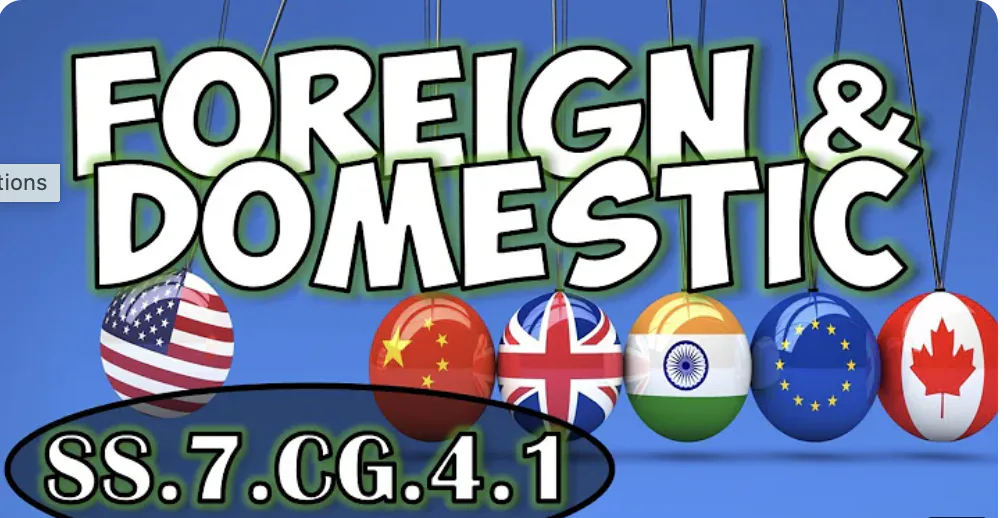 4.1 Understanding U.S. Foreign and Domestic Policy Quiz