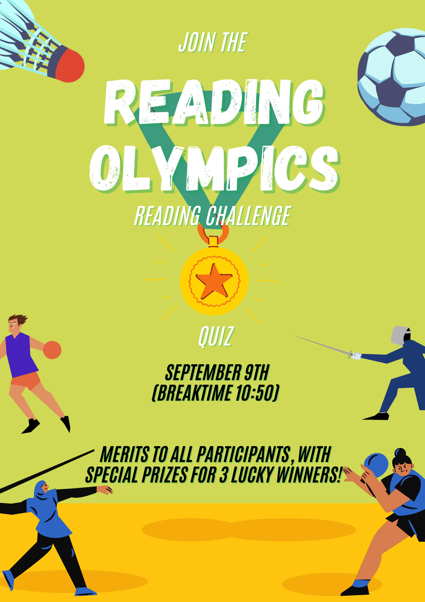 Reading Olympics Quiz Quiz