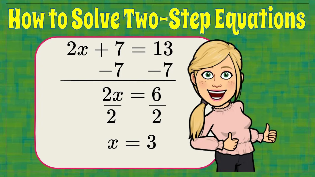 Two step equations Test Prep 8th Grade Quiz | Quizizz