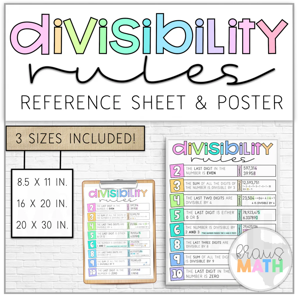 Divisibility Rules Quiz