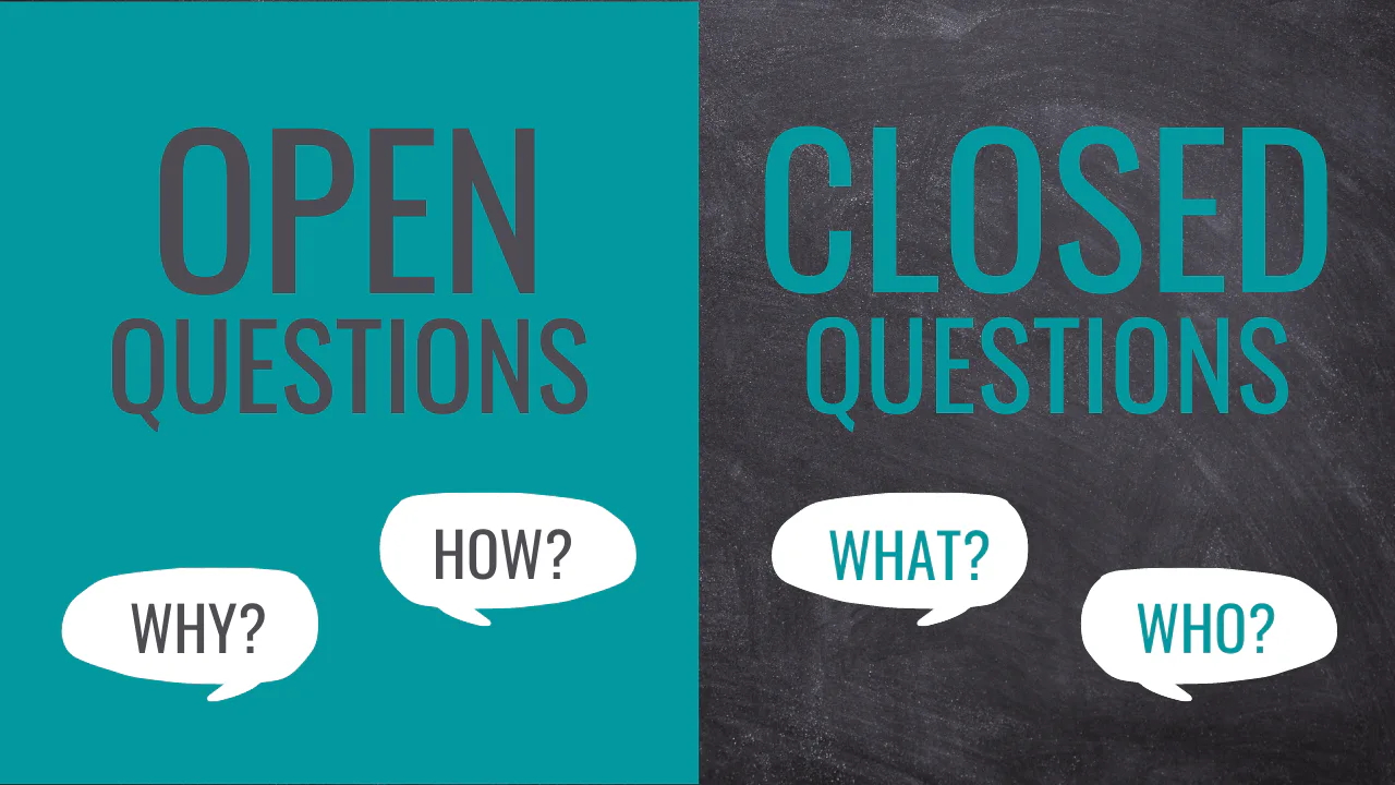 Open and Closed Questions Quiz
