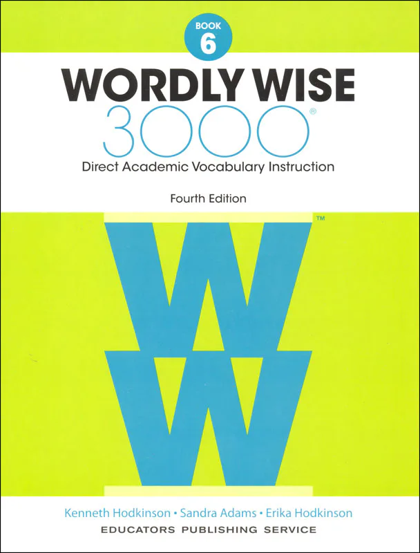 Wordly Wise Book 6 Lesson 9 Test Quiz
