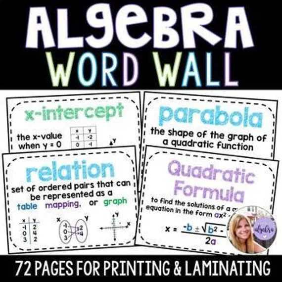 Algebraic Vocabulary Quiz