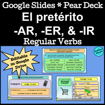 PRETERITO: AR ER IR Quiz