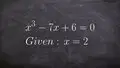 Given a Zero Determine the Remaining Zeros of a Polynomial 11th Grade ...