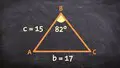 Determine if ambiguous case is 1 or 2 or no triangle 11th Grade ...