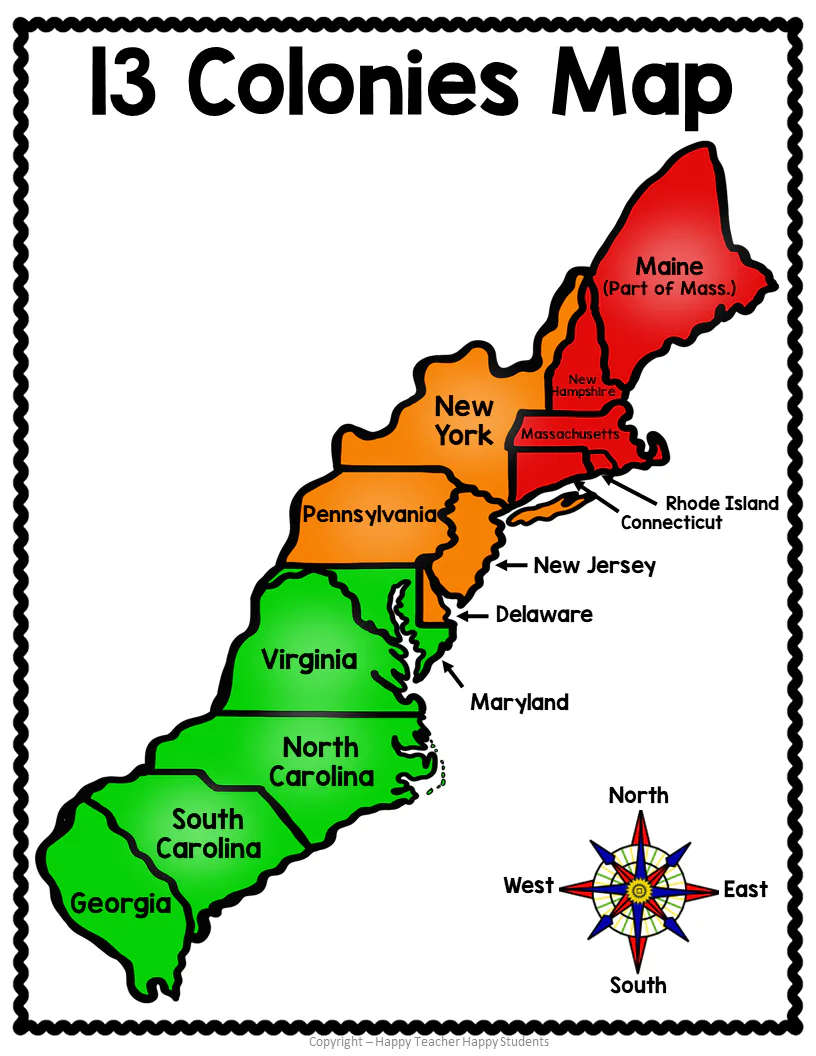 13 Colonies Review 3rd Grade Quiz | Quizizz