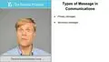 Types of Messages in Communications Interactive Video