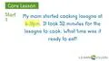 Solving Elapsed Time Word Problems Using a Number Line Interactive Video