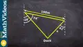 Applying the law of sines to solve a word problem 9th - 10th Grade ...