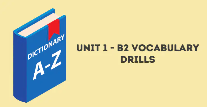 Unit 1 - B2 Vocabulary Exercise - Higher Education Terms Quiz