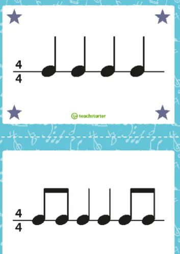 Rhythm Identification Flashcards