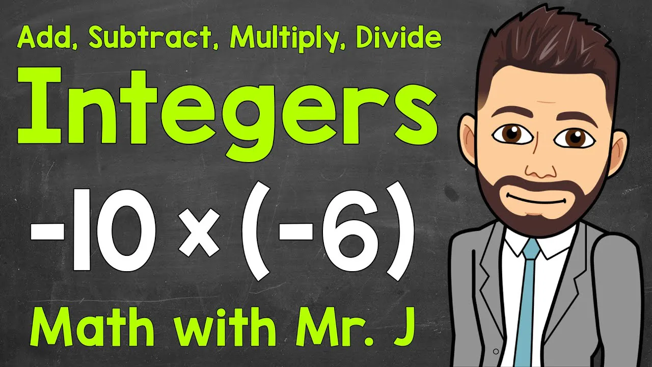 TEST Add Subtract Multiply Divide Integers 7th Grade Flashcard ...